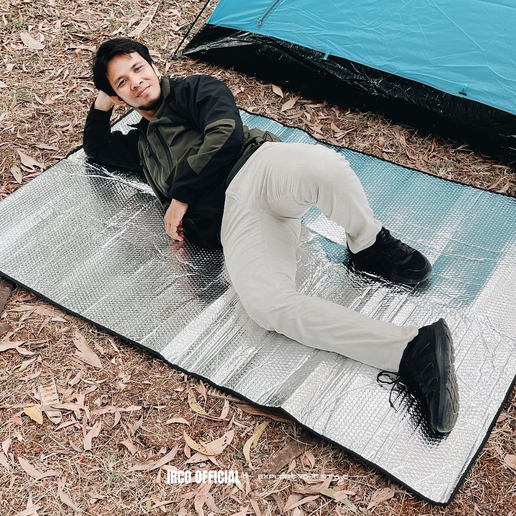 Jual IRCO Matras Camping Aluminium Foil Double Side 120x180cm Untuk 2 ...