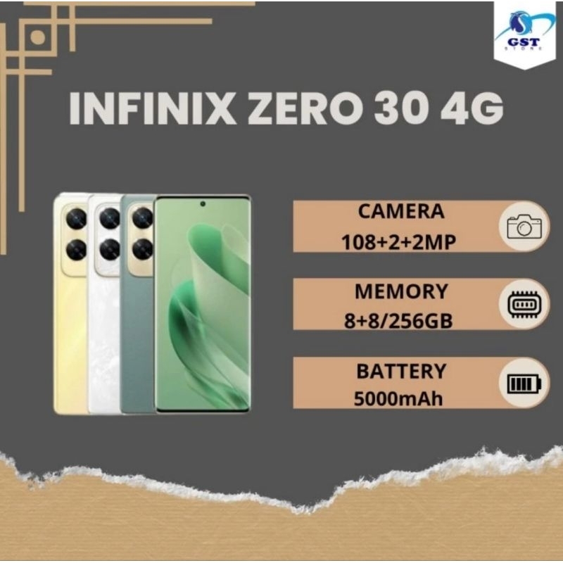 Jual HP INFINIX ZERO 30 4G RAM UP TO 16GB INTERNAL 256GB BERGARANSI ...