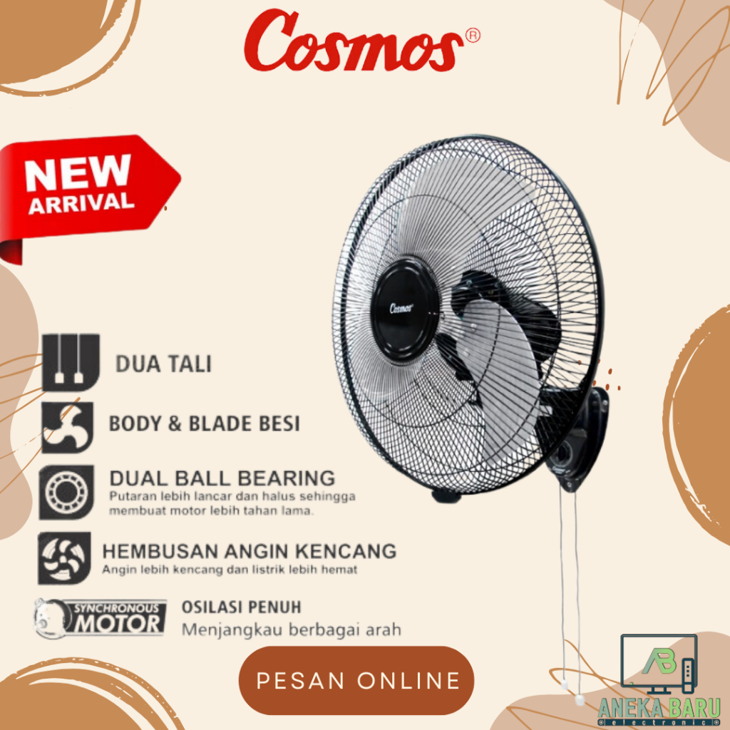 Jual [READY & COD] Cosmos Tornado Wall Fan Besi WIF-1803 / WIF1803 / WIF 1803 (18 Inch) | Shopee ...