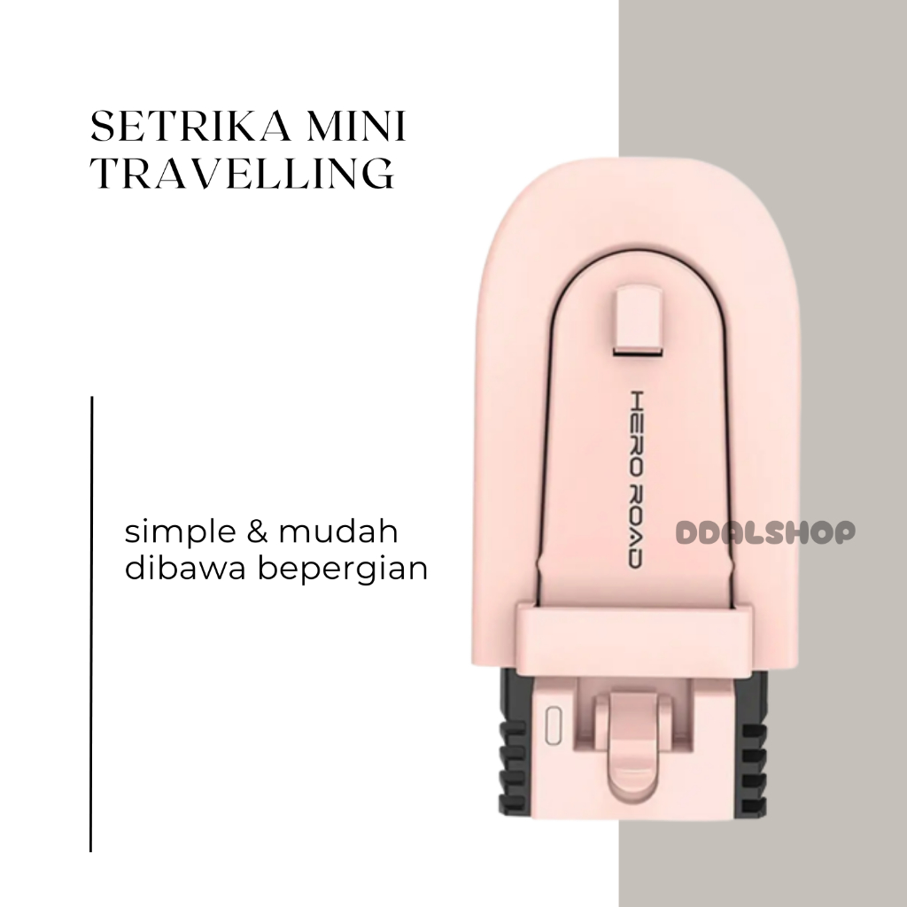 Jual Setrika Mini Traveling Strika Lipat Gosokan Baju Strikaan Listrik ...
