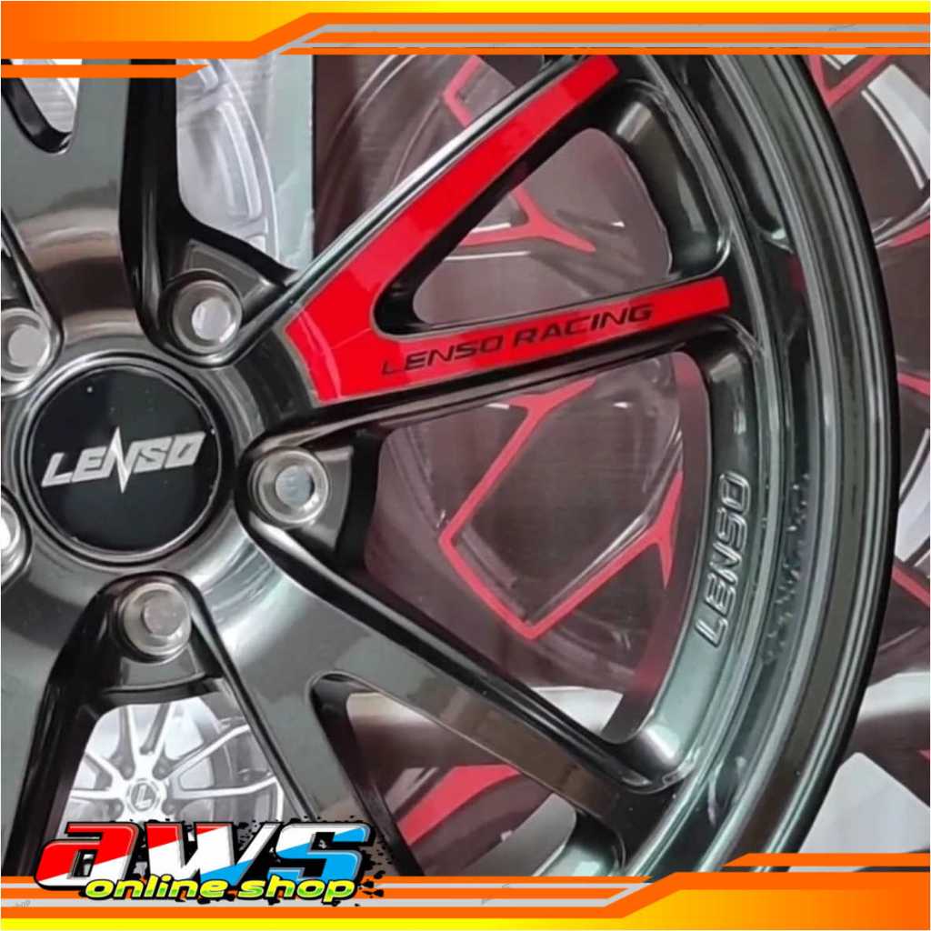 Jual Sticker Velg LENSO RACING | Shopee Indonesia