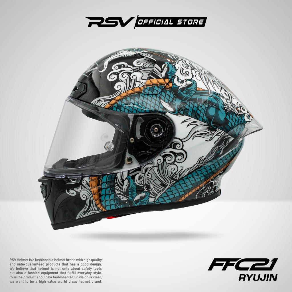 Jual HELM RSV FFC21 FIBER COMPOSITE RYUJIN | Shopee Indonesia