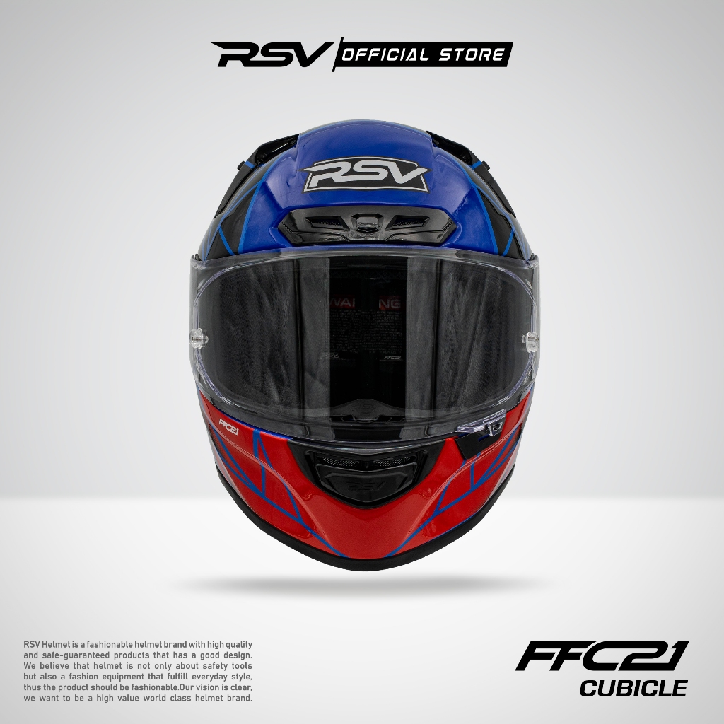 Jual HELM RSV FFC21 FIBER COMPOSITE CUBICLE | Shopee Indonesia