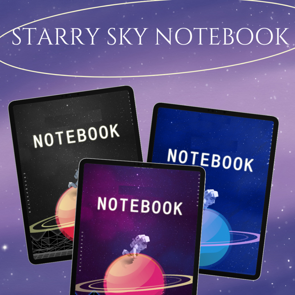 Jual Digital Notebook Night Sky --- Starry Sky Digital Notebook ...