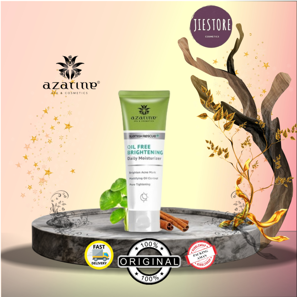 Jual Azarine Oil Free Brightening Daily Moisturizer 40ml | Shopee Indonesia