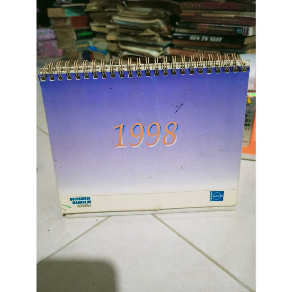 Jual Koleksi Jadul Kalender tahun 1998 boemringer Indonesia kalender meja H07-16 | Shopee Indonesia