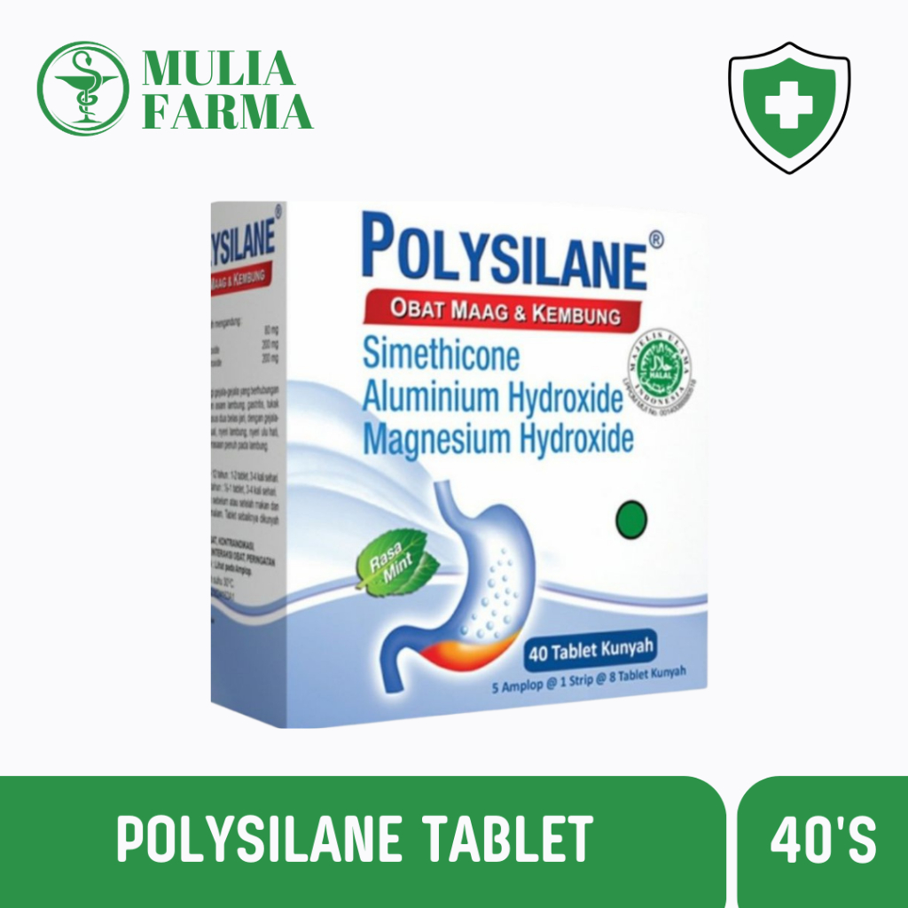 Jual POLYSILANE TABLET BOX 40 TABLET | Shopee Indonesia