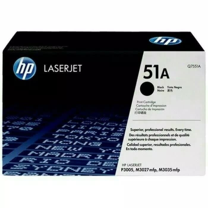 Jual Toner HP 51A HP51A BLACK LaserJet HP (Q7551A) | Shopee Indonesia