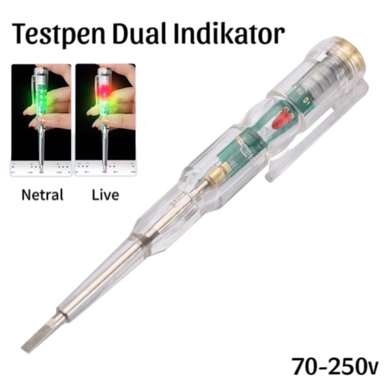 Jual Obeng Testpen / Testpen Dual Led / Testpen Minus Indikator ...