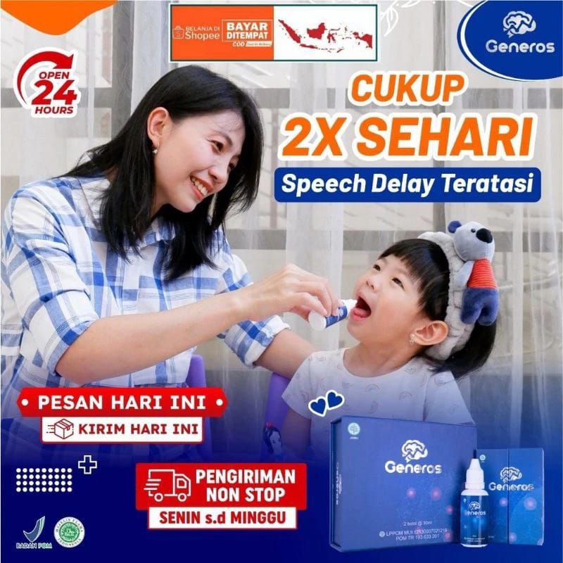 Jual Generos genero multivitamin otak anak untuk speechdelay dan ...