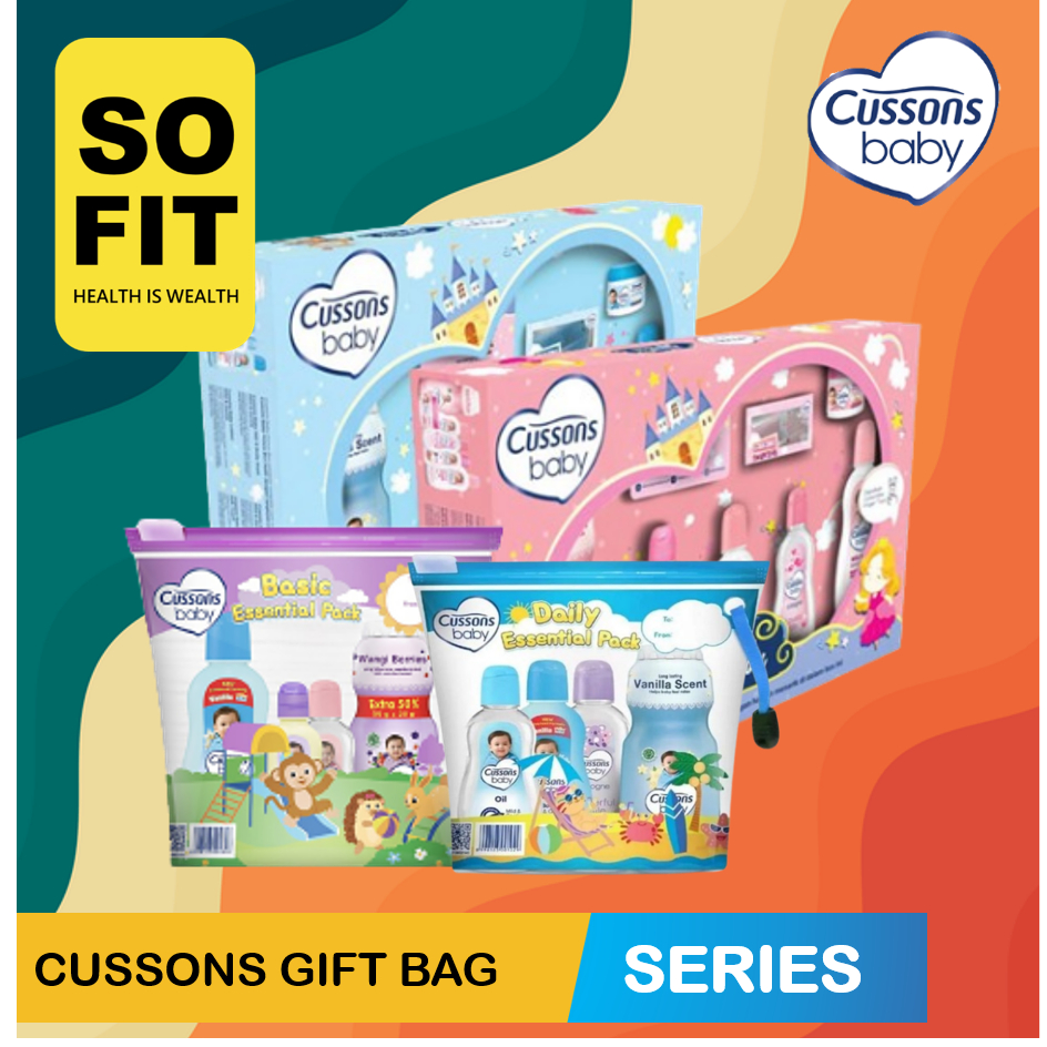Jual Cussons Baby Gift Box & Mini Bag & Medium Bag - Daily Essential ...