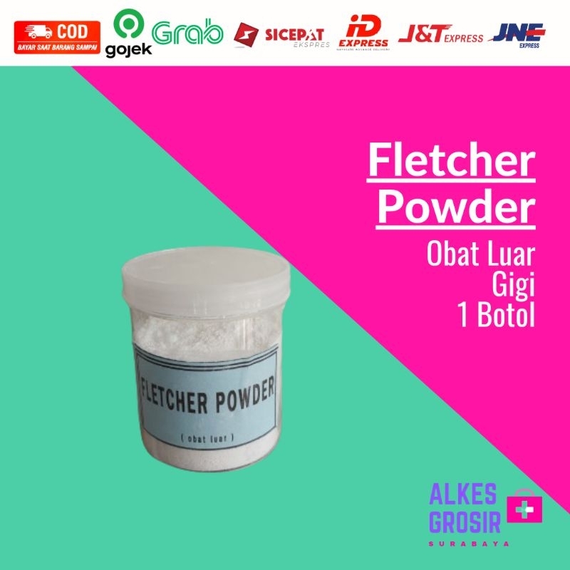 Jual Fletcher Powder Flecer Obat Luar Felecer Bubuk Gigi Fletcer Dental ...