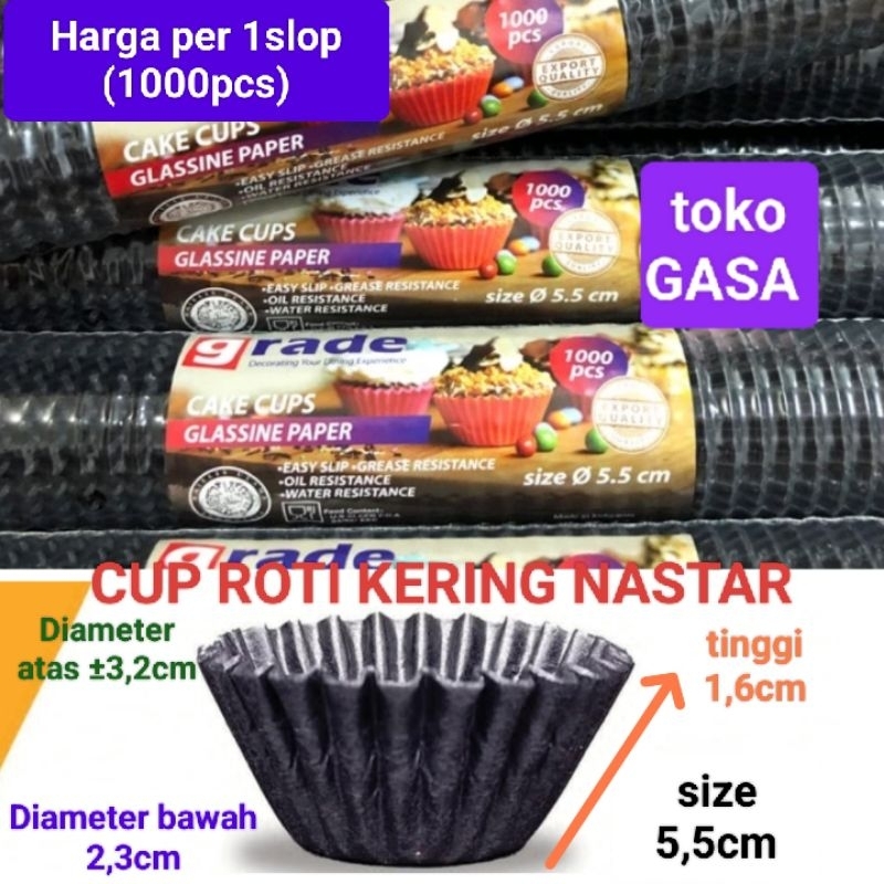 Jual PAPER CUP CASES D5,5 1slop (1000pcs) GRADE/CUP KERTAS HITAM/CUP ...