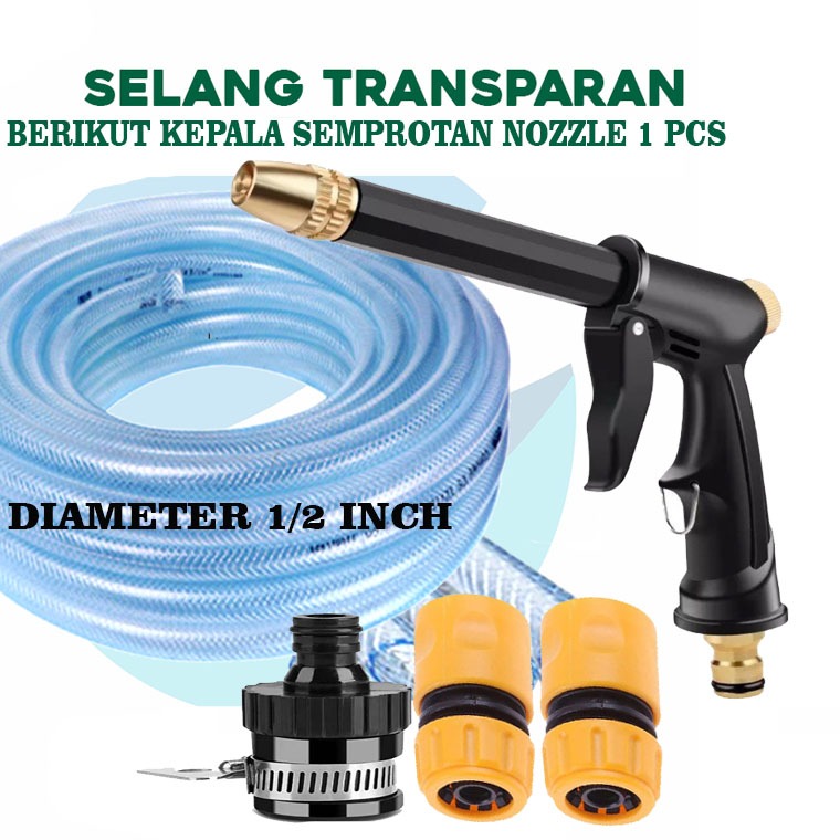 Jual 1 SET LENGKAP SEMPROTAN AIR CUCI MOTOR - SELANG AIR CUCI MOTOR ...