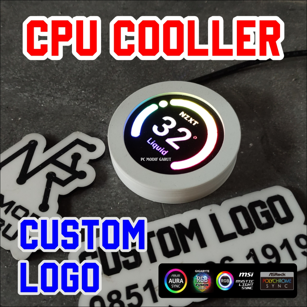 Jual CPU COOLER CUSTOM LOGO CUSTOM UKURAN | Shopee Indonesia