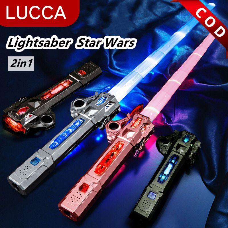 Jual STARZ Mainan Pedang Lightsaber Star Wars Retractable Battery 80cm ...