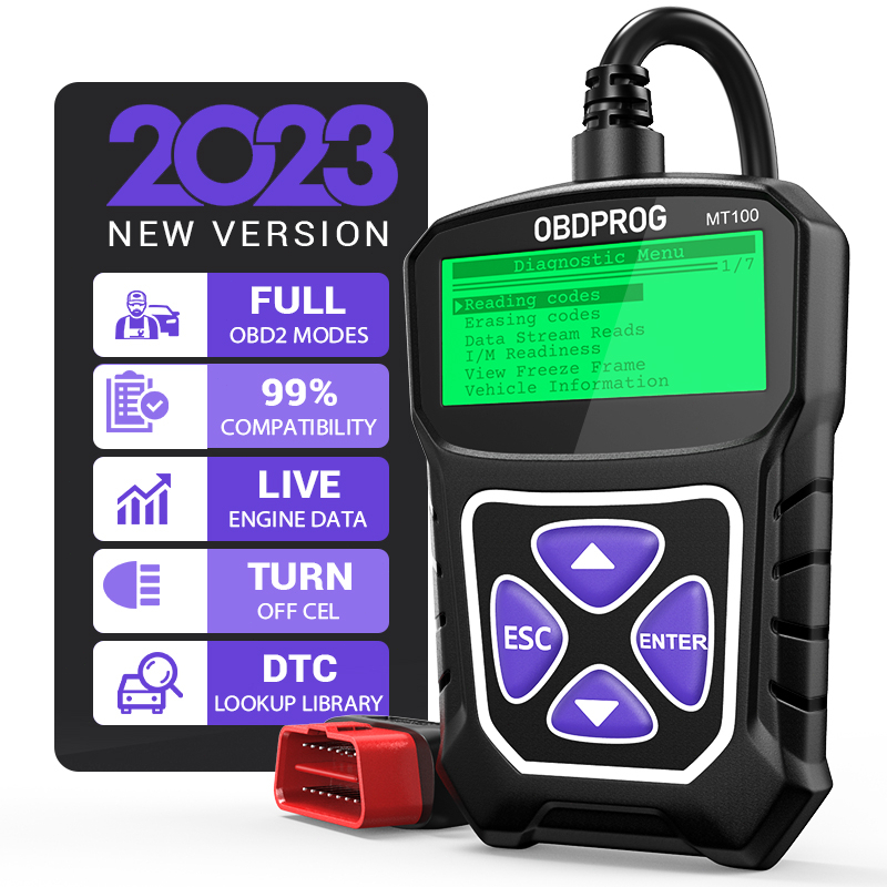 Jual OBDPROG MT100 Universal Obd2 Scanner Car Scanner Car Diagnosis ...