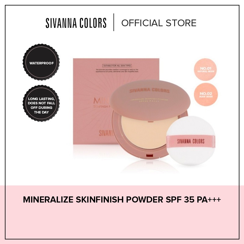 Jual BUY 1 GET 1 Powder foundation Sivanna | Mineralize Skinfinish ...