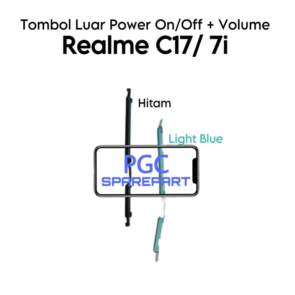 Jual Tombol 1 Set Power On Off Volume Realme C17 / 7i / RMX2101 ...
