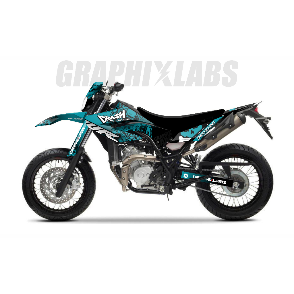 Jual DECAL WR 155R DESAIN ONEONENINE SUPERMOTO DECAL WR SIMPLE DAN ...