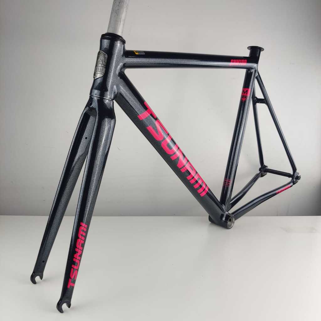 Jual FRAMESET TSUNAMI SNM100 BLACK SPACE AND PINK | Shopee Indonesia