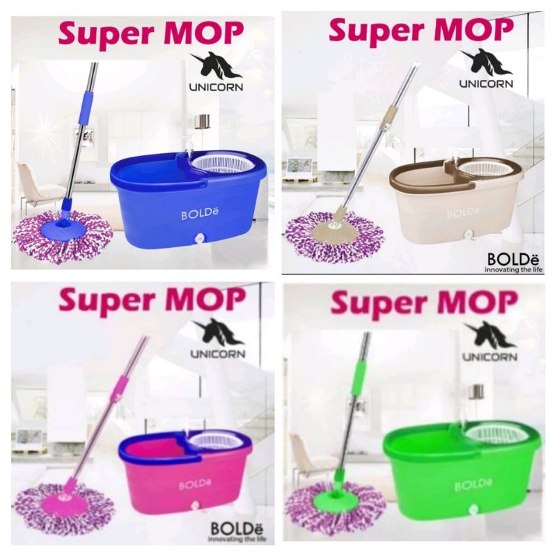Jual BOLDE alat pel super mop Unicorn 5 Liter original | Shopee Indonesia