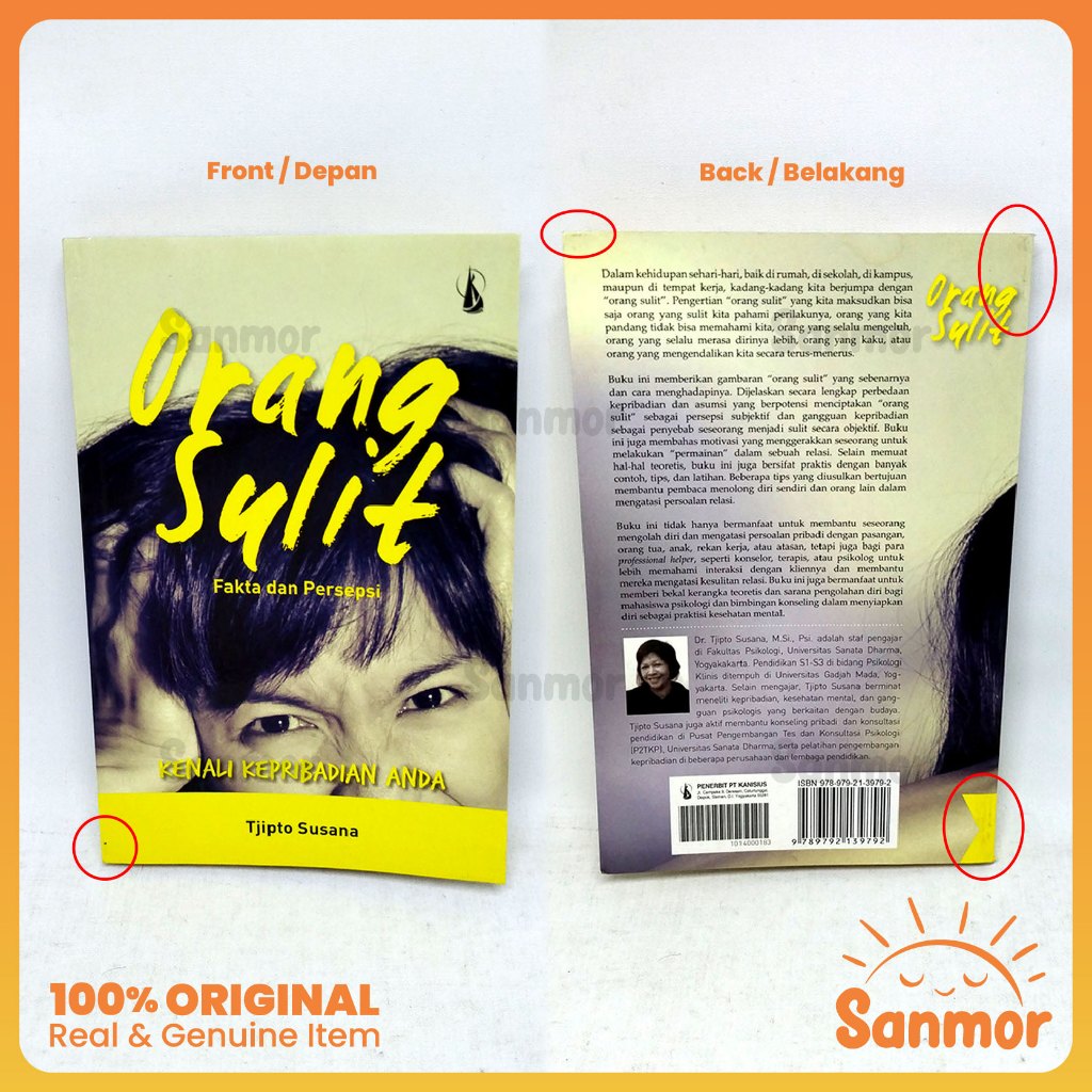 Jual Buku Orang Sulit - Fakta dan Persepsi, Kenali Kepribadian Anda by ...