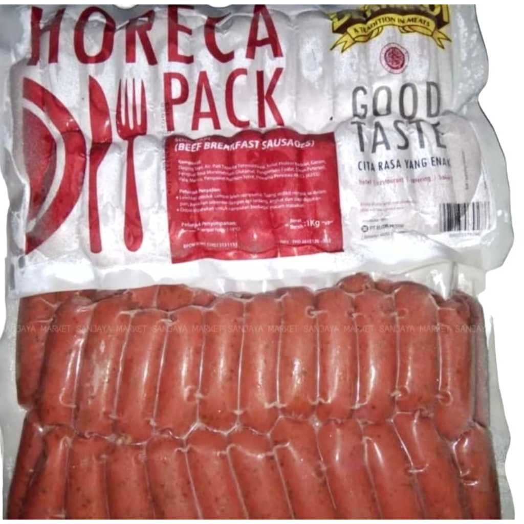 Jual Bernardi BHP Beef Breakfast Sausages Sosis Sapi Cocktail 1 kg ...