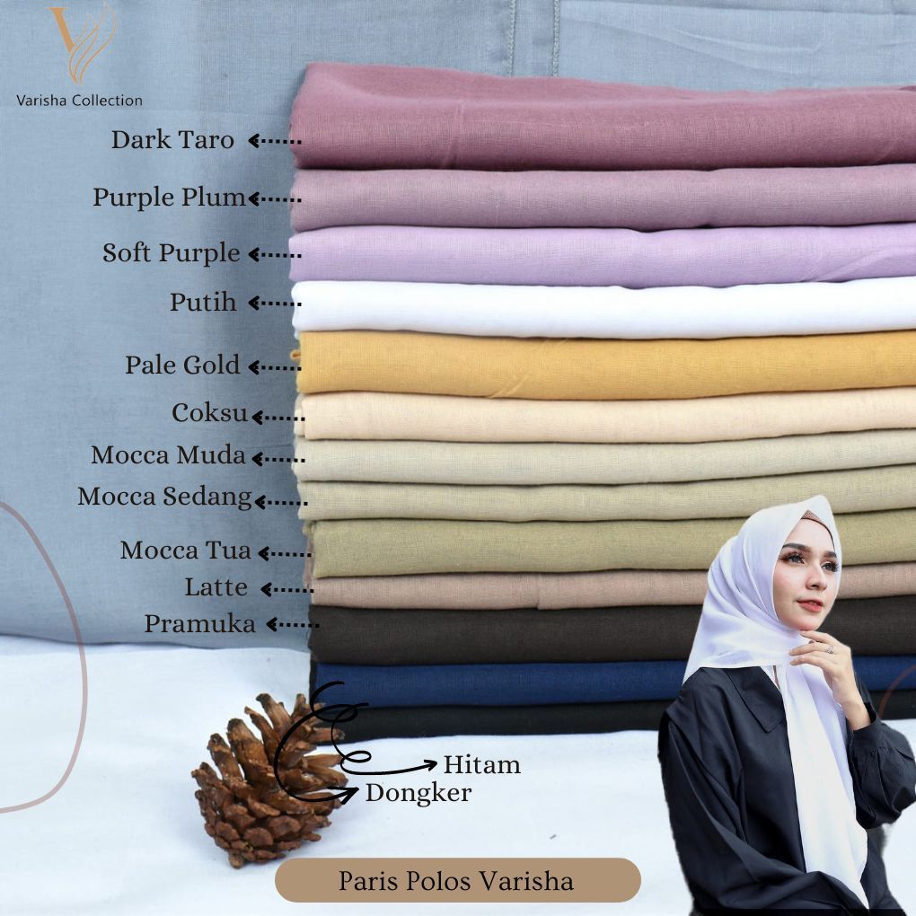 Jual OUTRED Jilbab/kerudung segi empat paris polos jadul VARISHA/hijab segiempat | Shopee Indonesia