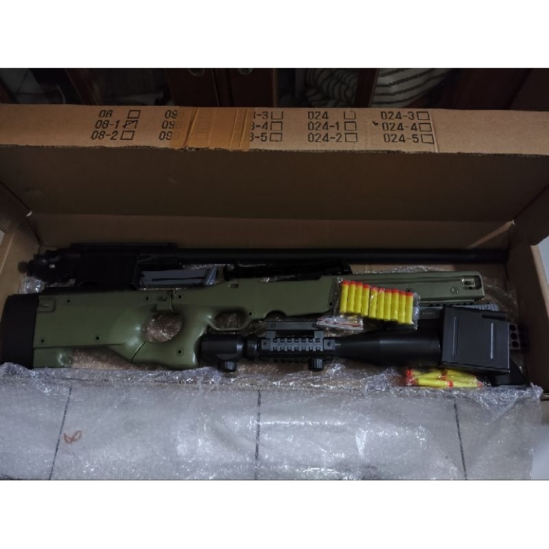 Jual mainan nerf shell eject awm/awp | Shopee Indonesia