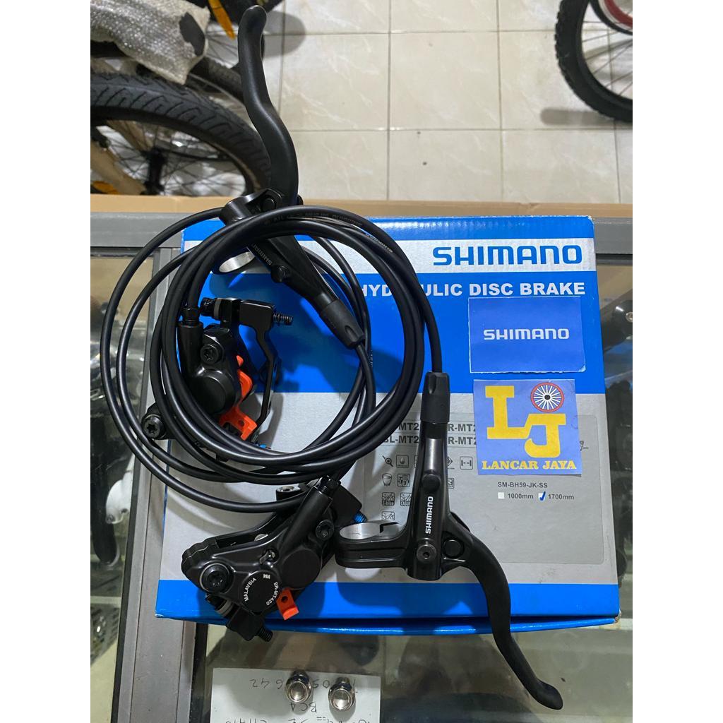 Jual Brake Set Rem Hidrolik Shimano MT401 Dan M420 4 Piston Alivio ...