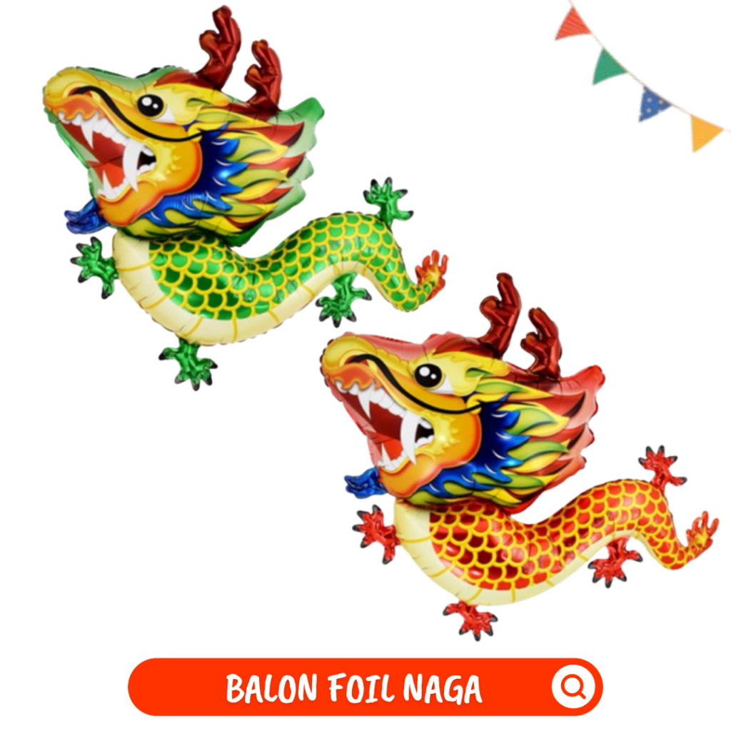 Jual Balon Foil Naga Jumbo / Petasan Bianpao Hari Raya Imlek | Shopee ...