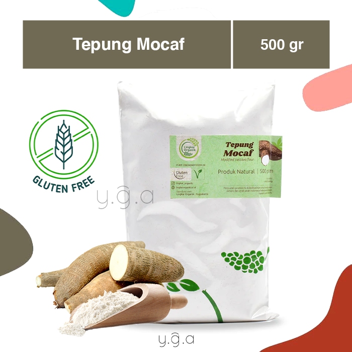 Jual Tepung Mocaf (Gluten Free) Lingkar Organik 500gr / MOKAF | Shopee ...