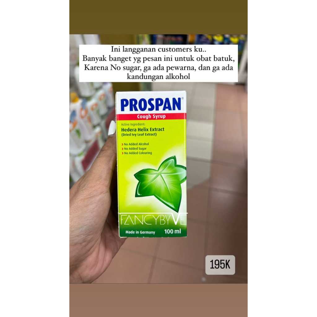 Jual PROSPAN OBAT BATUK HERBAL (ORIGINAL JASTIP SINGAPORE) | Shopee Indonesia
