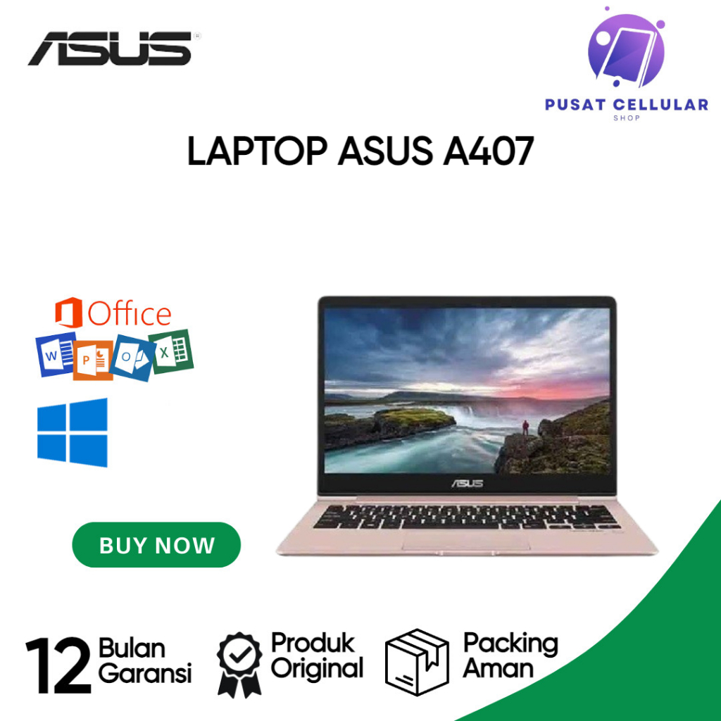 Jual LAPTOP SLIM !! Laptop Asus A407 Core i3 Fingerprint RAM 8GB - 512 ...