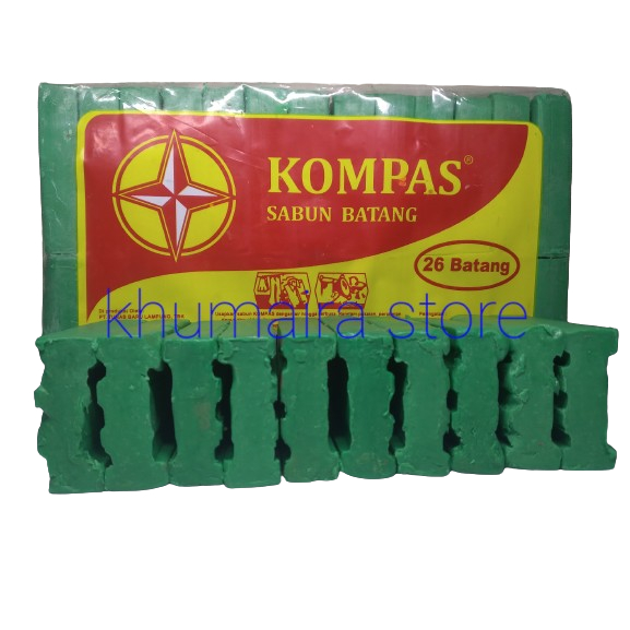 Jual sabun cuci kompas 10 batang /potong @ 60 gram | Shopee Indonesia