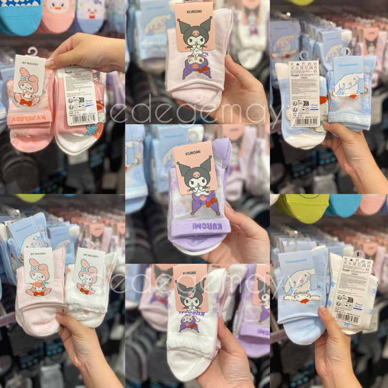 Jual Miniso x Sanrio - Kaos Kaki Anak Umur 9-12 tahun Sanrio Series ...