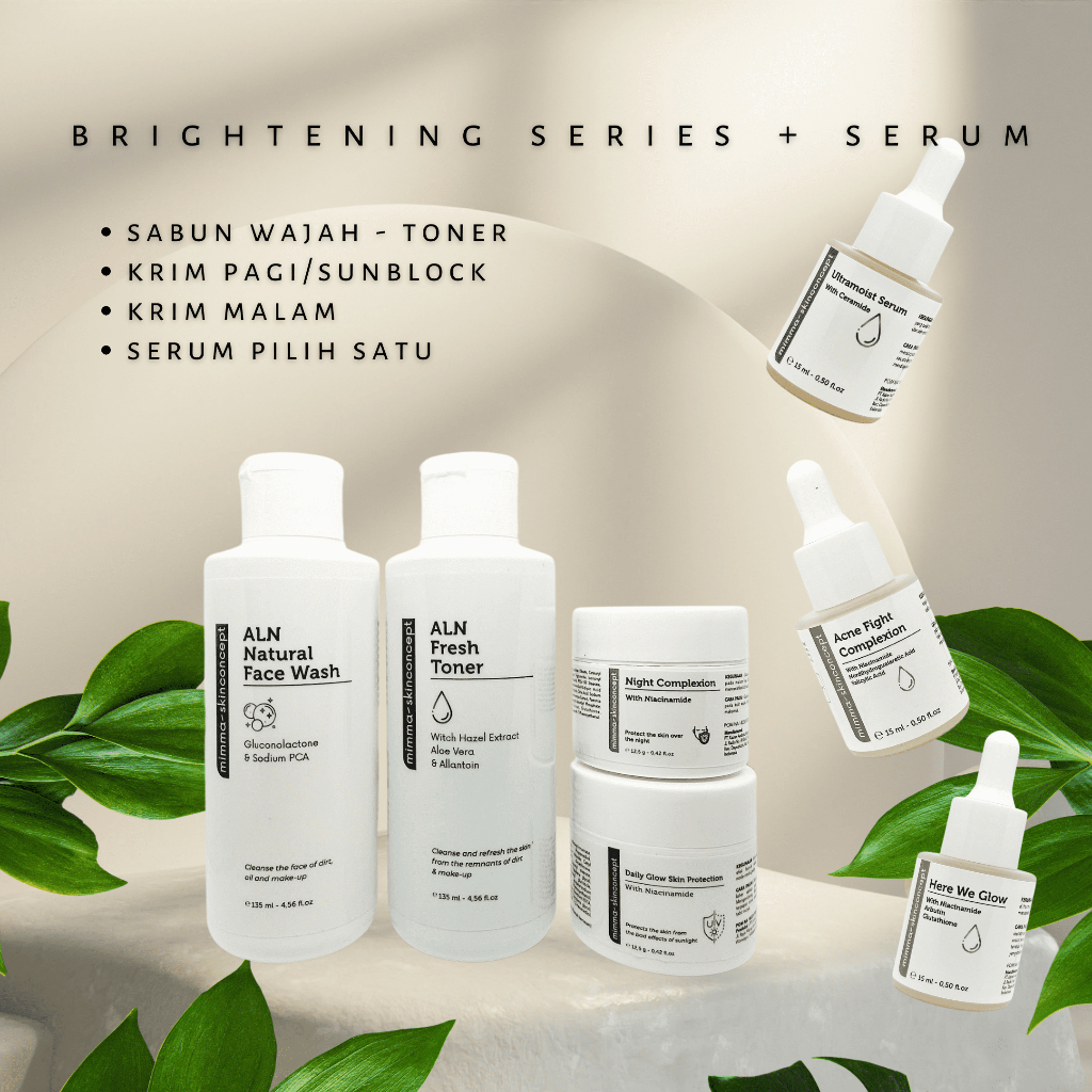 Jual PAKET BRIGHTENING SERIES WITH SERUM | Shopee Indonesia