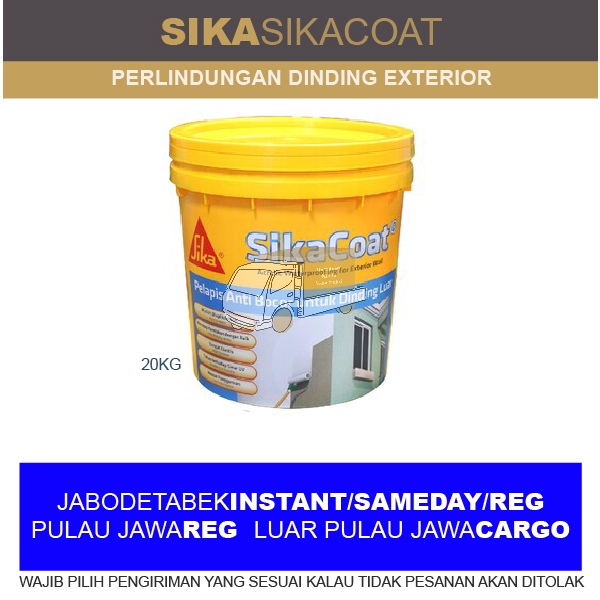 Jual Sikacoat Sika Coat Plus Cat Pelapis Anti Bocor 20kg Waterproofing ...