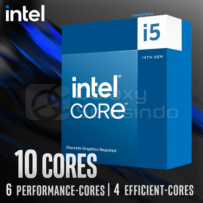 Jual Intel Core i5-14400F 10 Cores 16 Threads LGA1700 Raptor lake ...
