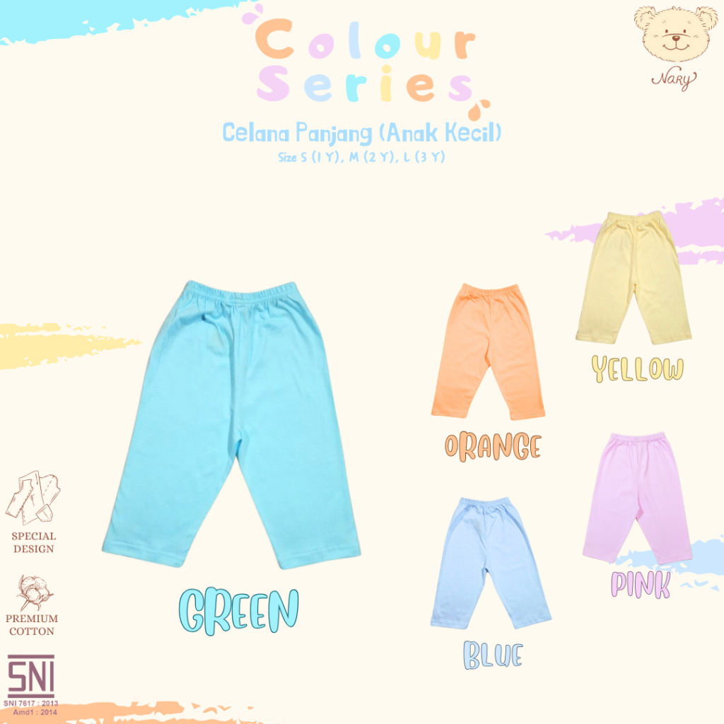 Jual NARY Colour Series - Celana Anak - Celana Panjang 1-3 tahun (1 pcs ...