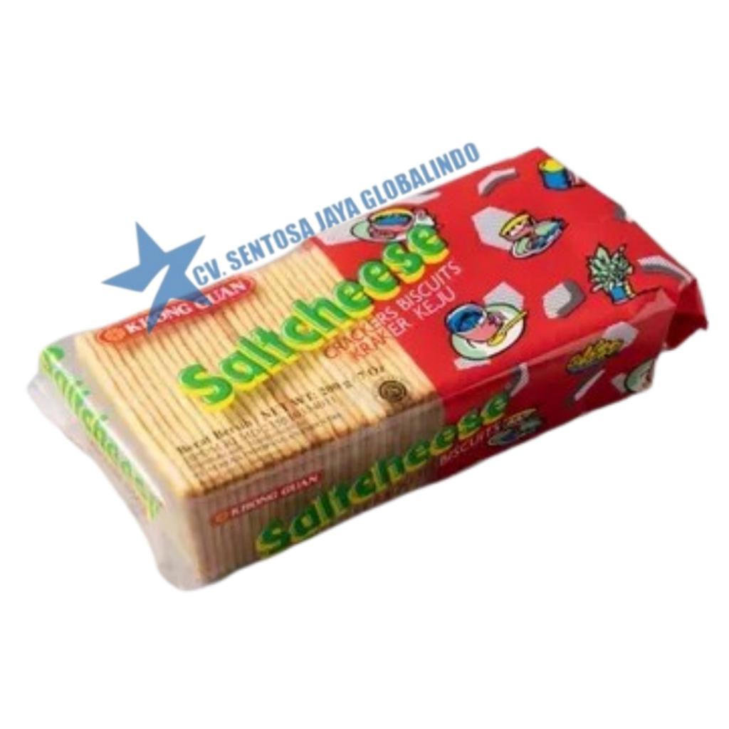 Jual Khong Guan Saltcheese Crackers Biscuits - Netto 200 gr | Shopee ...