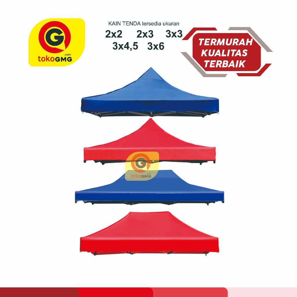 Jual Kain Tenda Lipat - Terpal Rhino - Polyester Rubber Waterproof ...