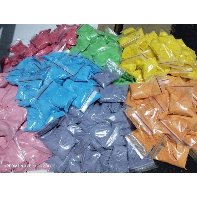 Jual holly powder 100gr / tepung warna / holi powder / tepung holi ...