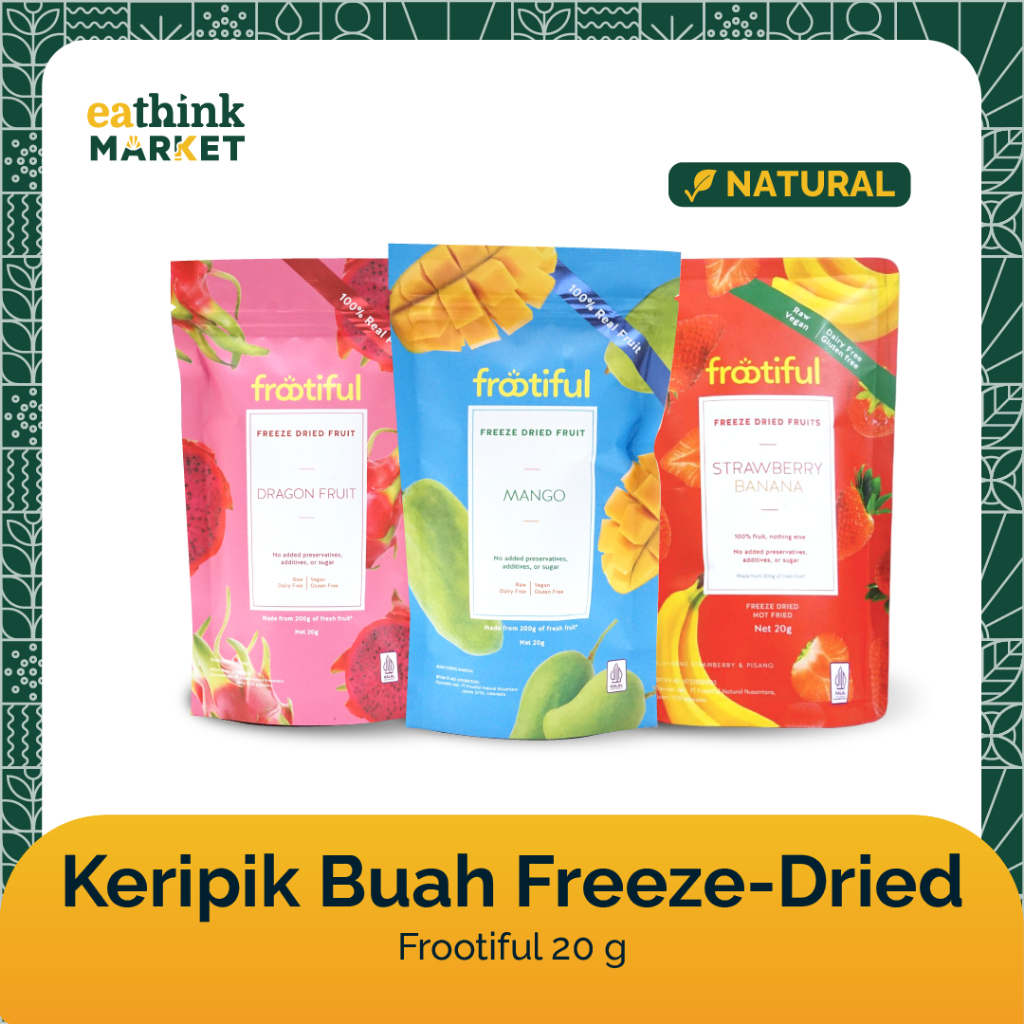 Jual Keripik Buah Freeze - Dried Vegan Gluten Free - Frootiful 20 gr ...