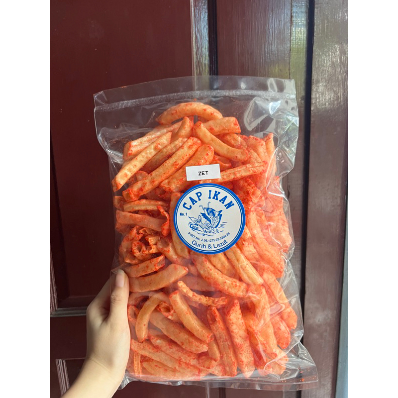 Jual KERUPUK ZET 250 GRAM | KERUPUK ZET PEDAS | KERUPUK CAP IKAN ...