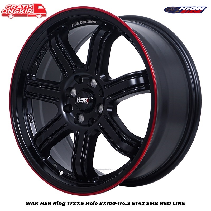 Jual Velg Racing Mobil Honda Jazz Ring 17 Lebar 75 Hsr Siak | Shopee ...