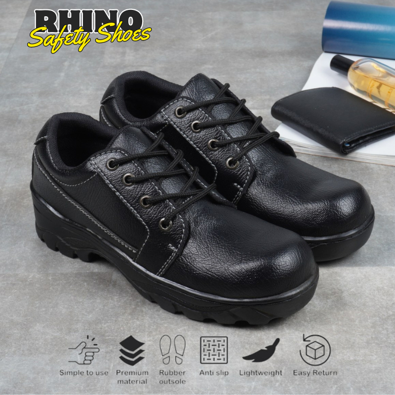 Jual SEPATU SAFETY SEMI BOOTS PRIA KULIT TALI SAVETY BUT SEPTI TALI ...