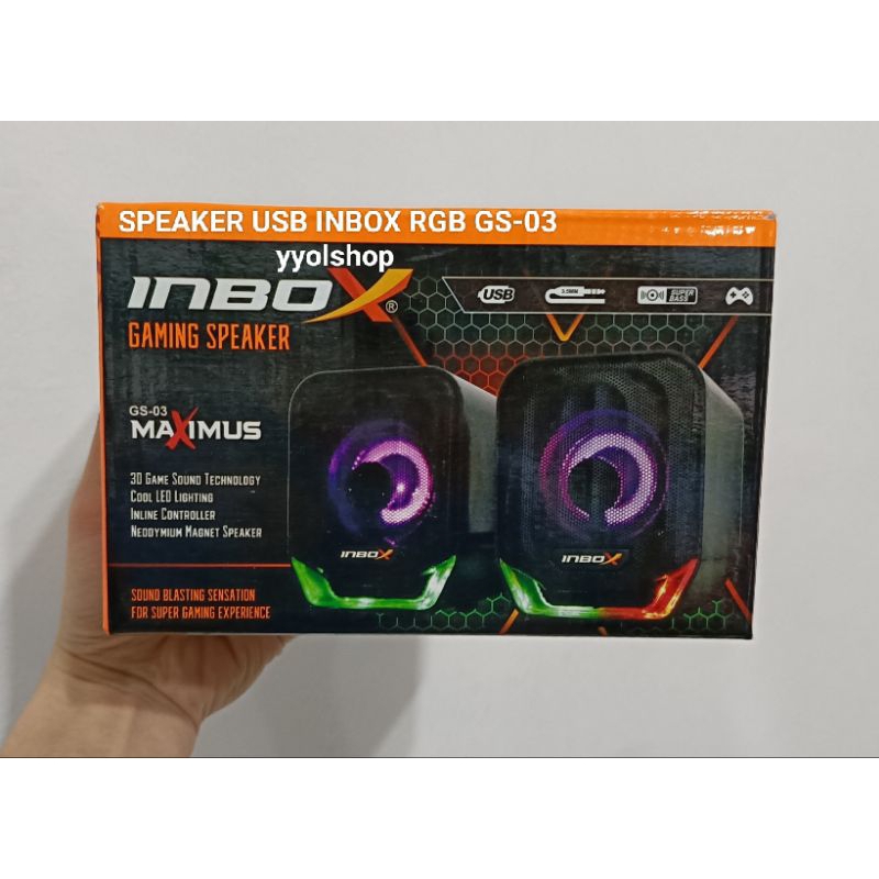 Jual SPEAKER AKTIF INBOX GS-03 RGB | Shopee Indonesia
