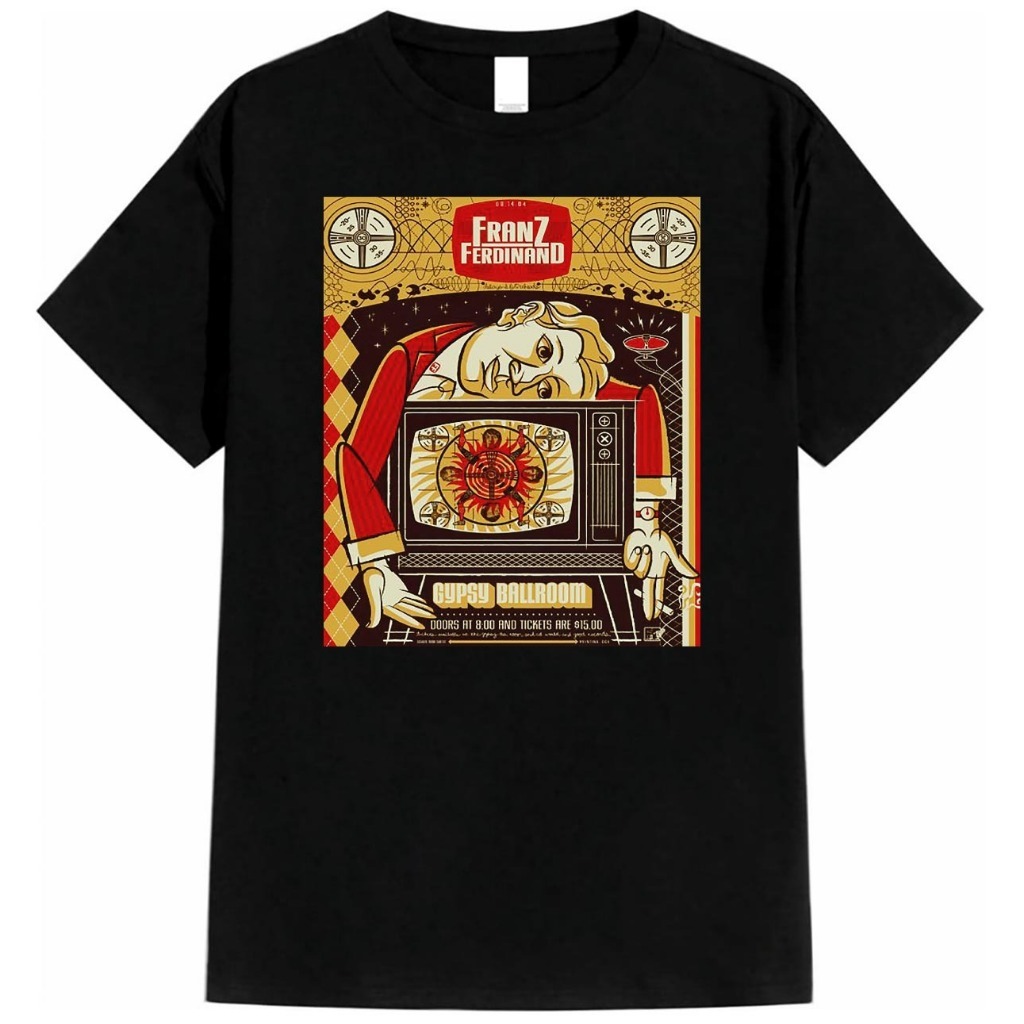 Jual Kaos T-Shirt Merchandise BAND FRANZ FERDINAND Bahan 24s | Shopee ...
